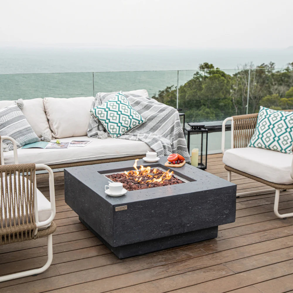 Elementi Concrete Fire Pit & Reviews | Wayfair