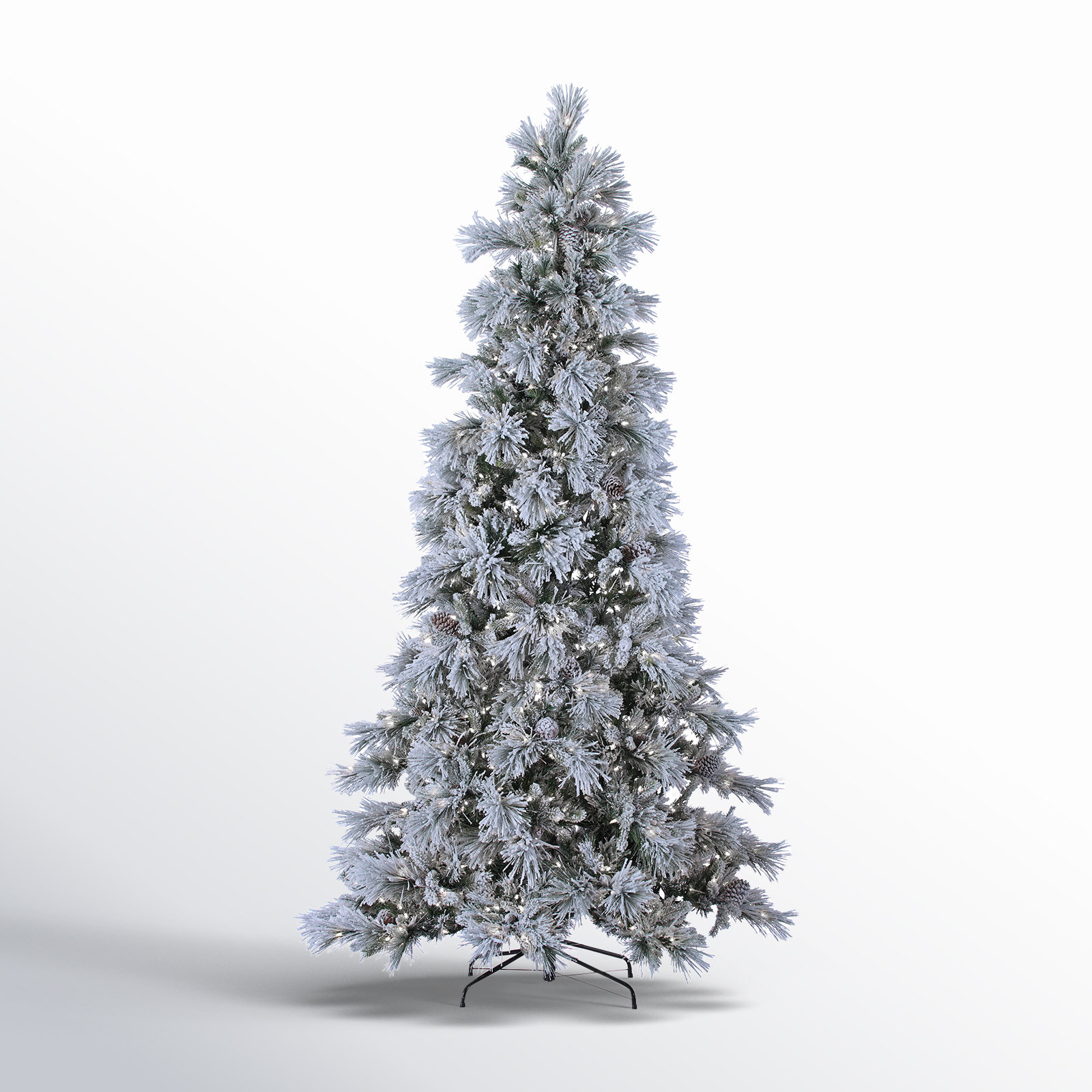 The Holiday Aisle® Stunning Lightly Flocked Snowbell Pine With ...