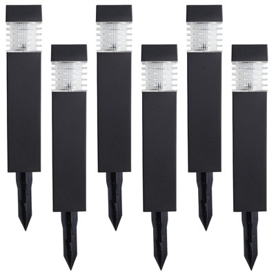 Sterno Home Plastic Low Voltage Solar Powered Integrated LED Pathway ...