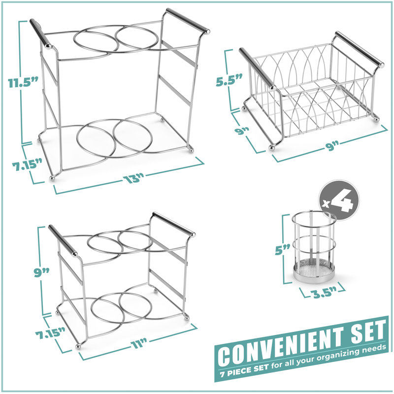 Sorbus 7-Piece Stackable Buffet Caddy & Reviews | Wayfair