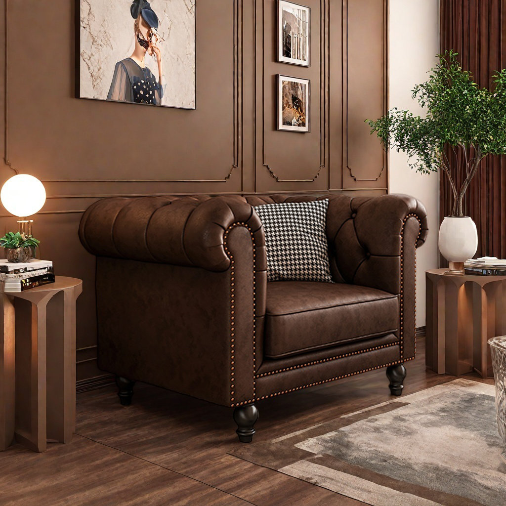 Merting American Retro Style Sofa | Wayfair