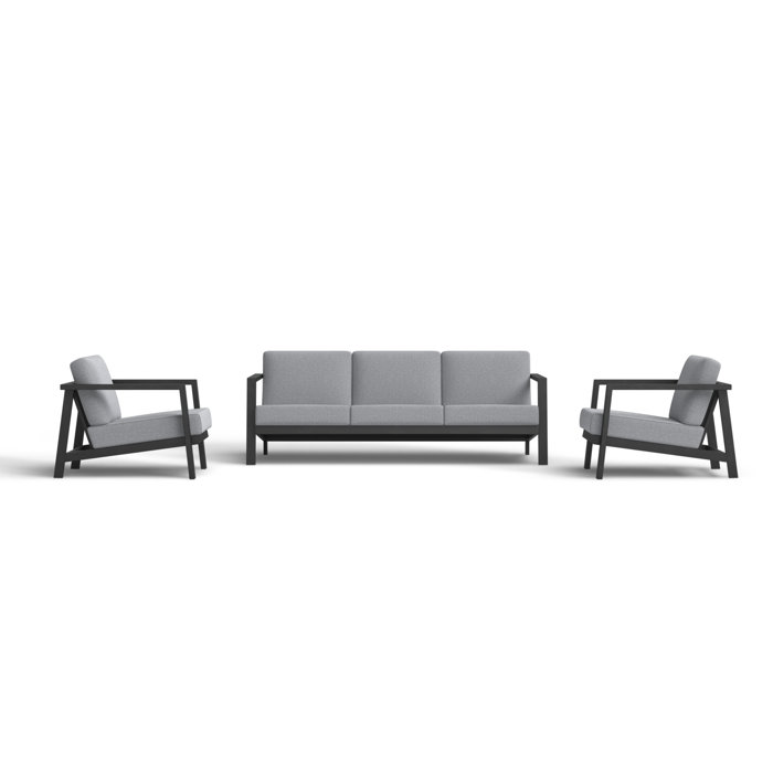 Pindall 3-Piece Deep Seating Set | Birch Lane