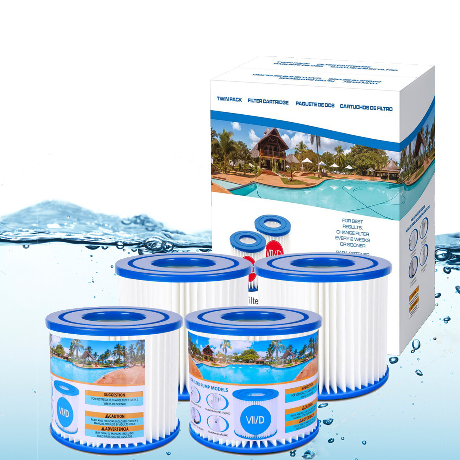 Panarciss Pool Filter Pool Accessories For Above Ground Pool A D-Type ...