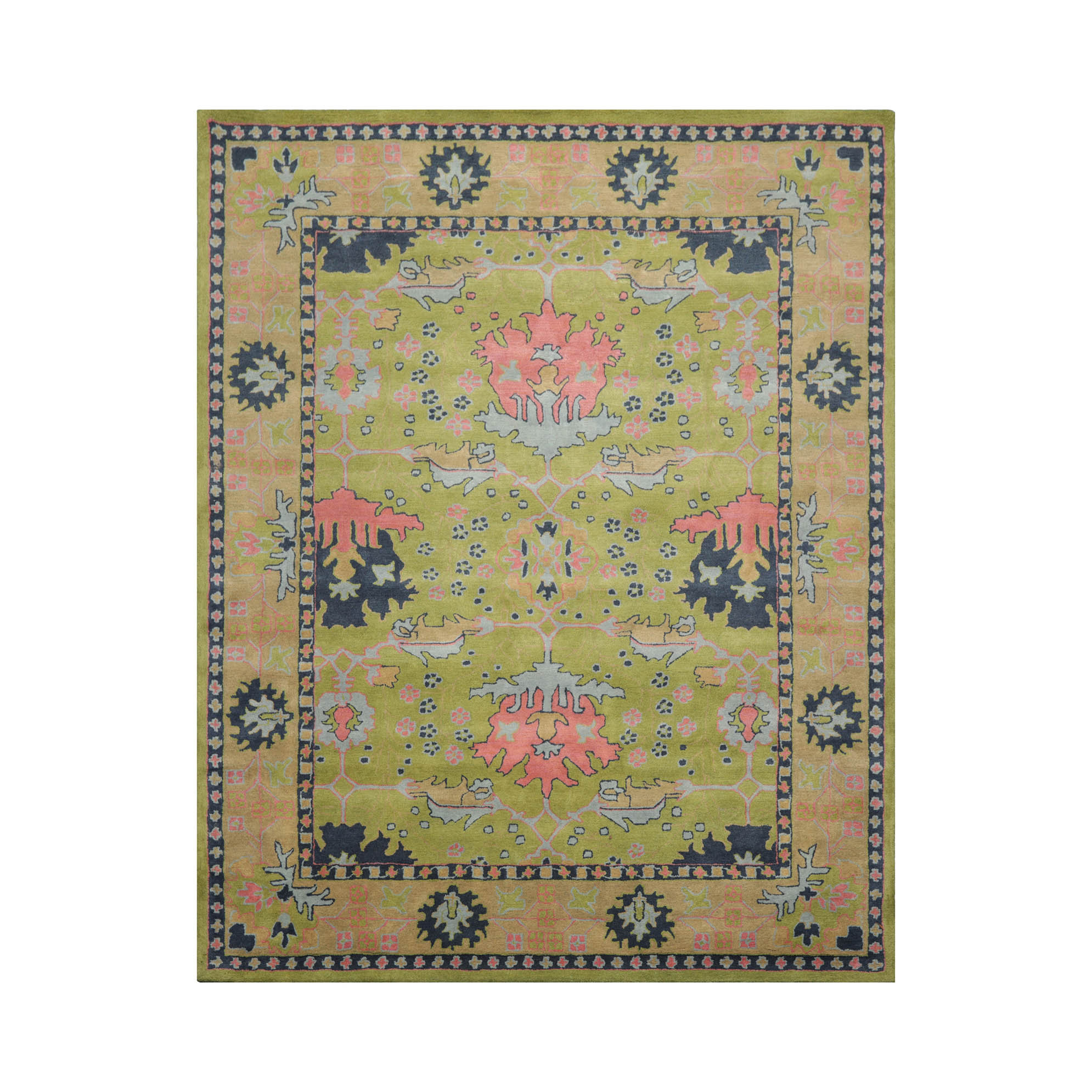 Bungalow Rose Rectangle Janique Rectangle 8' X 10' Wool Indoor/Outdoor ...