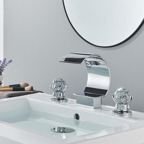 Chrome Widespread Bathroom Sink Faucets You'll Love | Wayfair