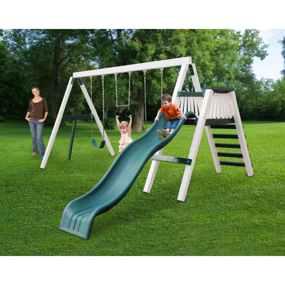 Kidwise Congo Swing'N Monkey 3 Position Swing Set & Reviews | Wayfair