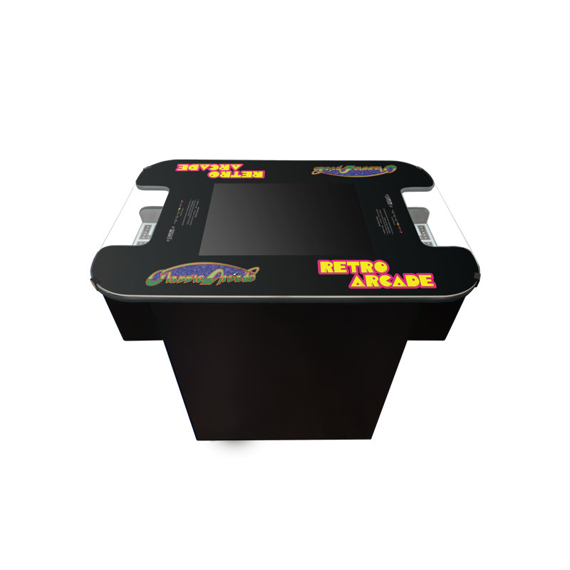 Suncoast Arcade Cocktail Arcade Machine with 19" Monitor and 516 Retro ...