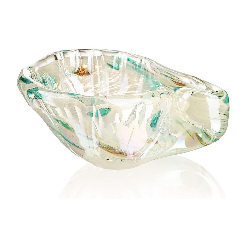 Dovecove Glass Conch Shell, Hand Blown Seashell Art Glass Figurine ...