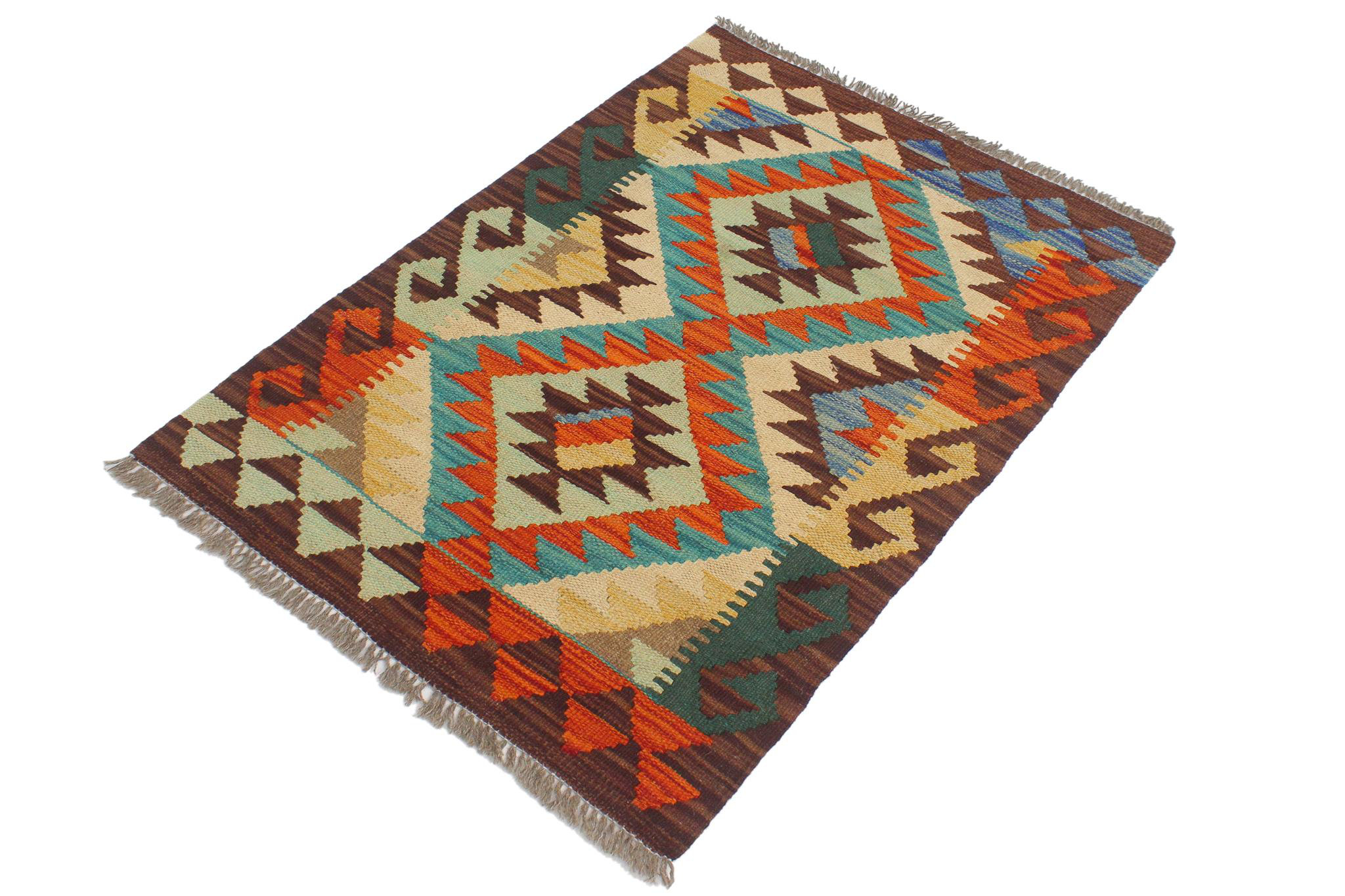 Isabelline Ceporah Southwestern Handmade Hand-Knotted Rectangle 1'11" x ...