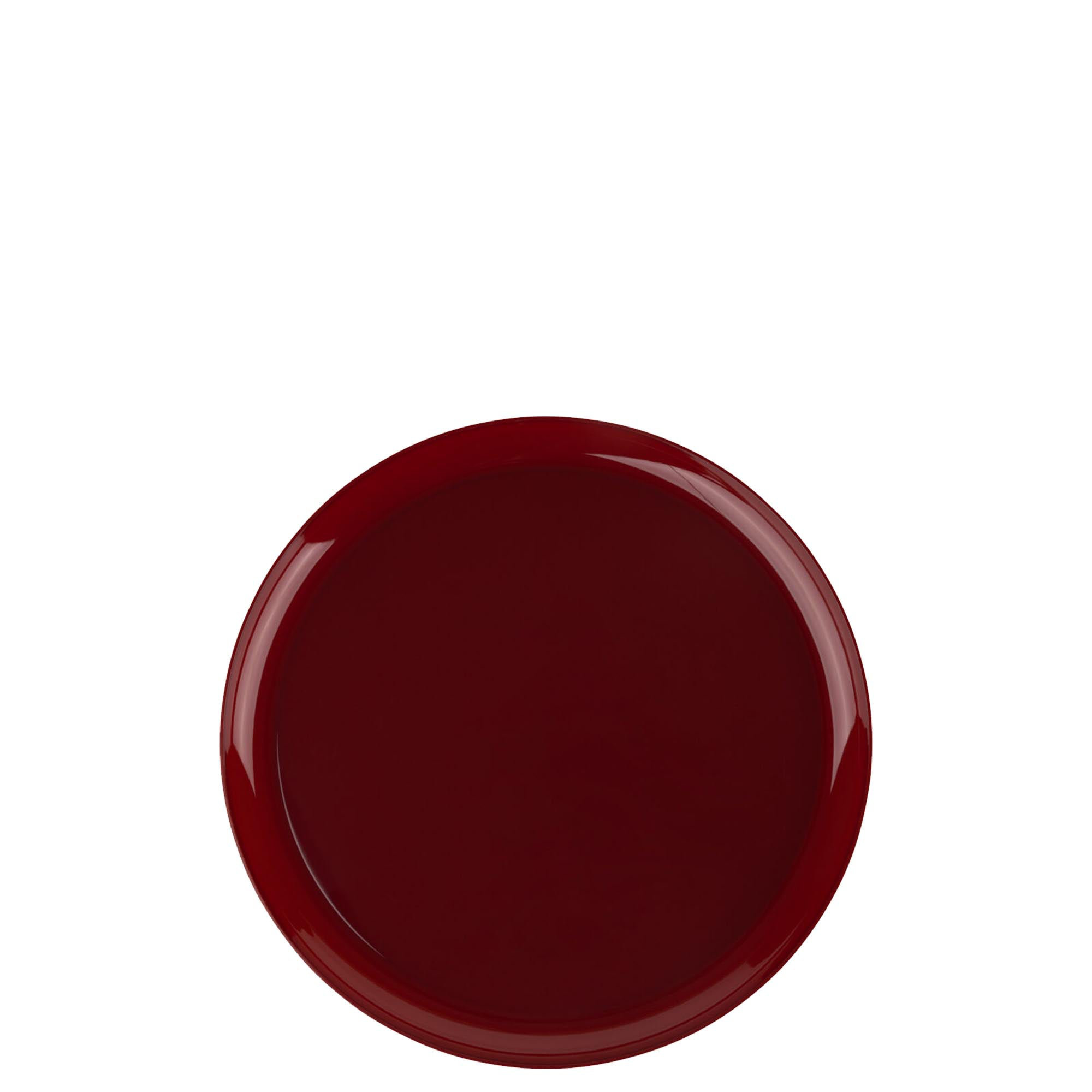 EcoQuality Disposable Round Plastic Plates Edge Collection 20 Guests ...