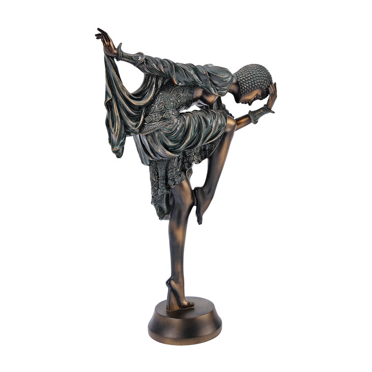 Design Toscano The Snake Dancer Art Deco Figurine & Reviews | Wayfair
