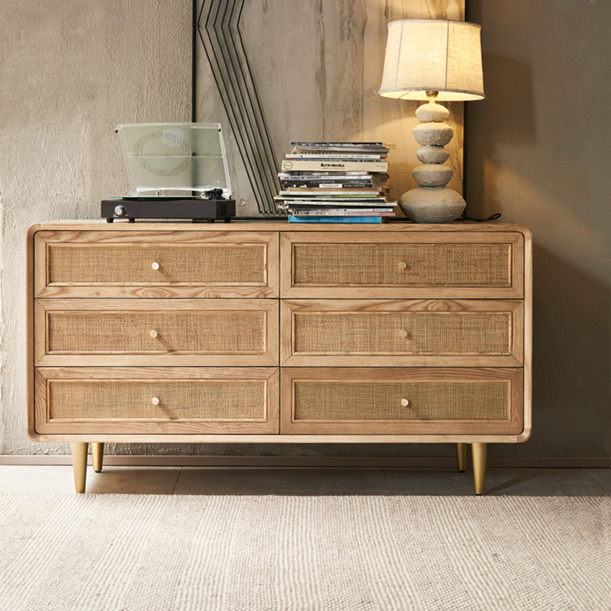 Stylistics Savvy 53.54" Wood color Rectangular Solid Wood Accent Chest ...