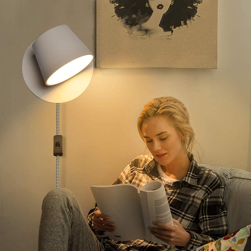 Wrought Studio™ Charlote Directional Led Armed Sconce Plug-in ...