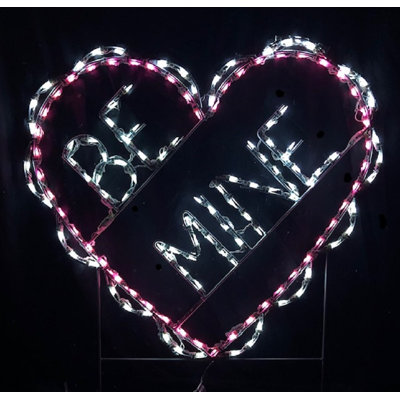 lighted heart decoration