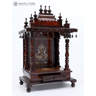 Exotic India 34" Designer Puja Temple in Wood with Goddess Lakshmi ...