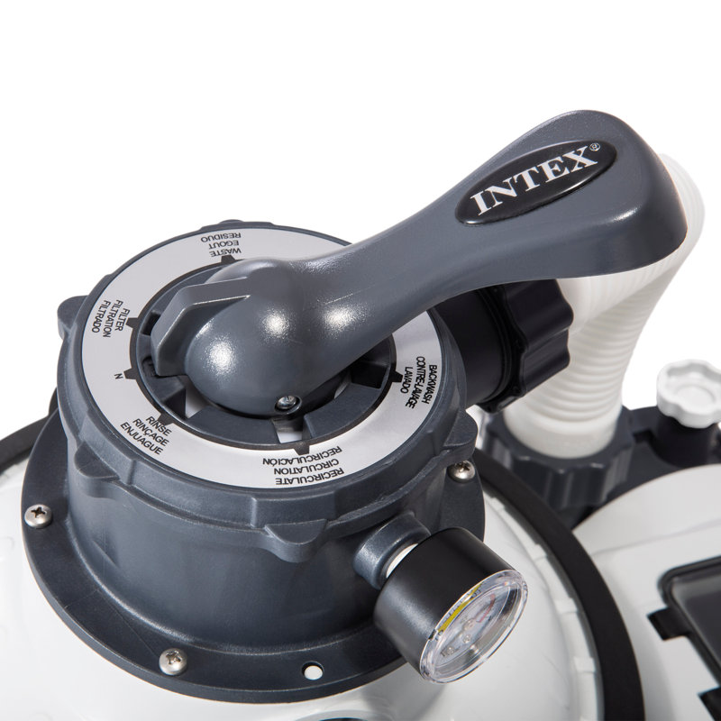 Intex Krystal Clear 1500 GPH Sand Filter Pump for Above Ground Swimming ...