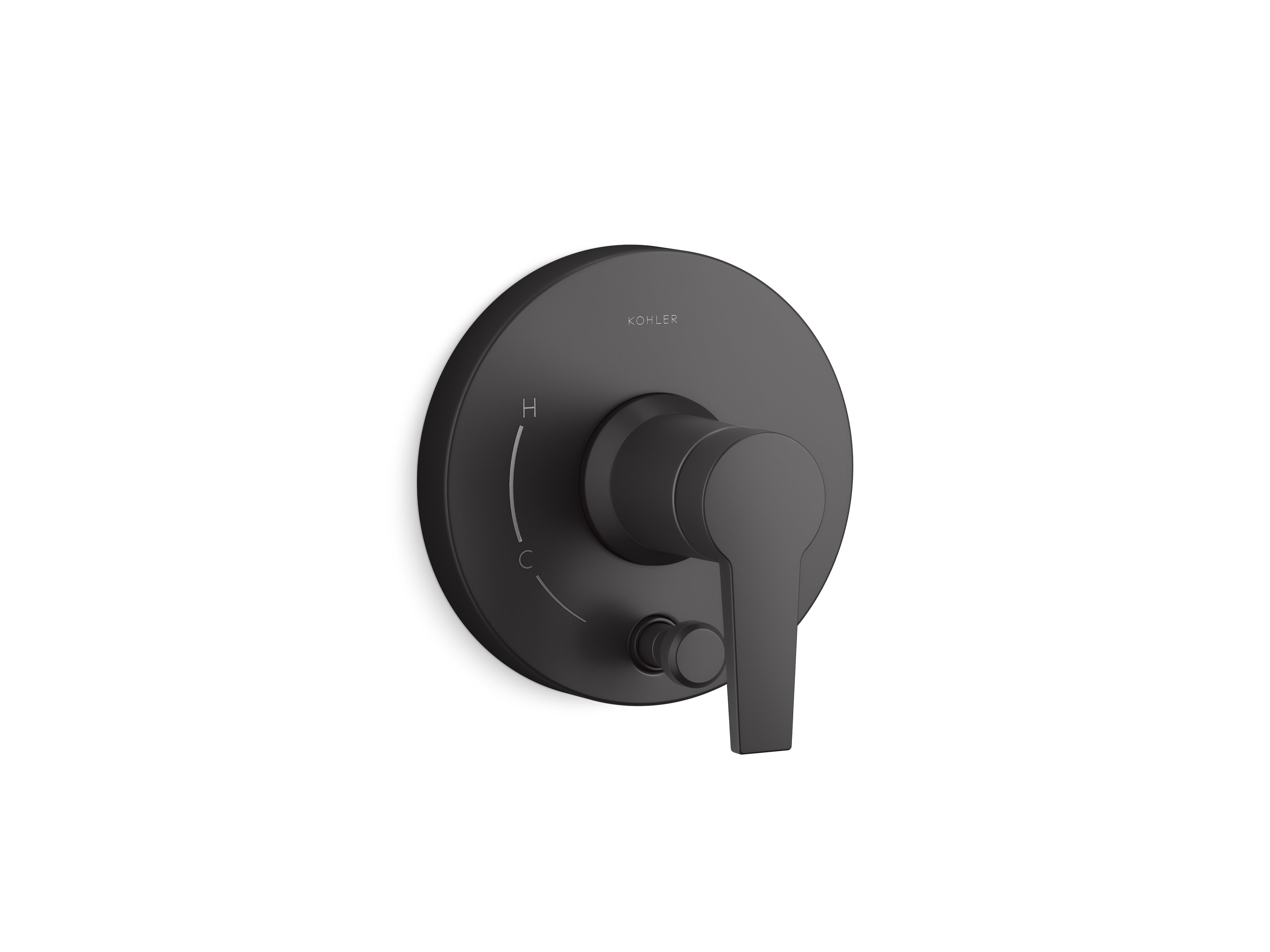 Kohler Pitch Rite-Temp Valve Trim With Push-Button Diverter | Wayfair