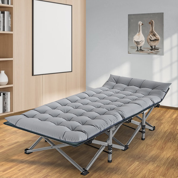 JTANGL Portable Travel Camp Cots With Pearl Cotton Pad For Home/Office ...