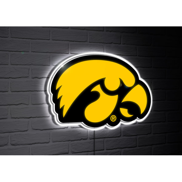 Evergreen Enterprises, Inc LED University of Iowa Team Logo Shaped ...