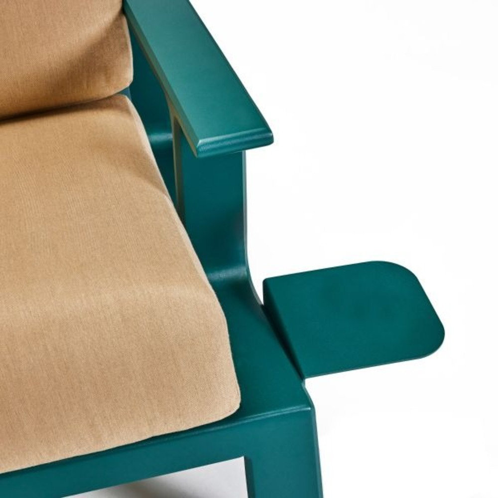 Woodard Elevation RHF Rectangular 11'' L x 7.5'' W Outdoor Side Table ...