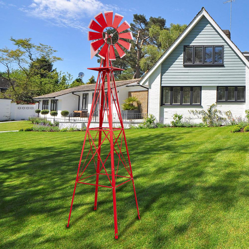 August Grove® Haghni Metal Abstract & Geometric Windmill & Reviews ...