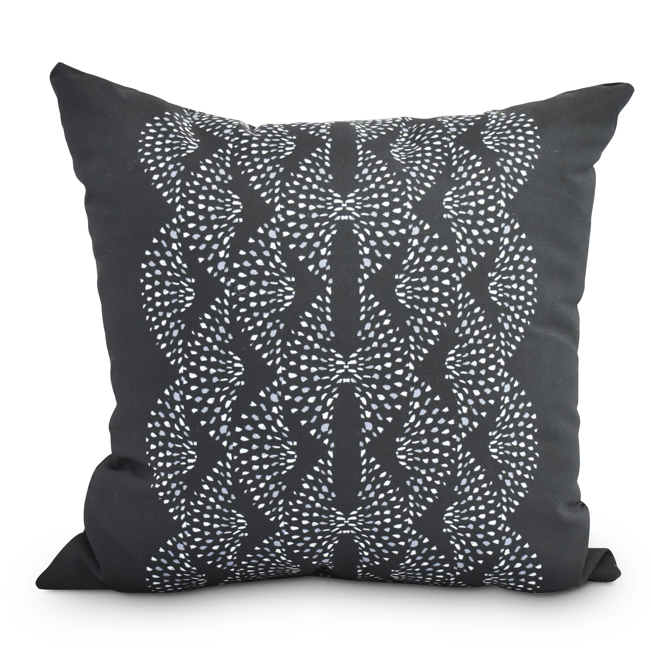 e by design Fickle Florals Outdoor Square Pillow Cover & Insert ...