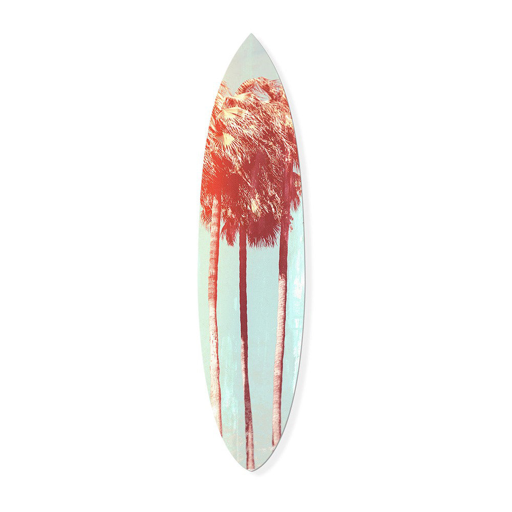 Oliver Gal Palm Tree Dream Decorative Acrylic Surfboard by Oliver Gal ...