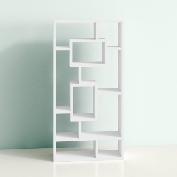 Latitude Run® Safi Geometric Bookcase & Reviews | Wayfair