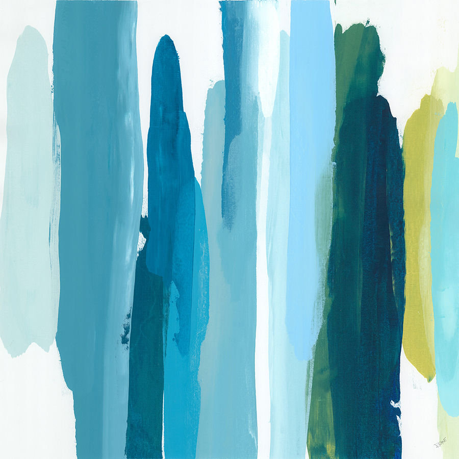 Chelsea Art Studio Blu Crush II by Rick Kane - Floater Frame Painting ...