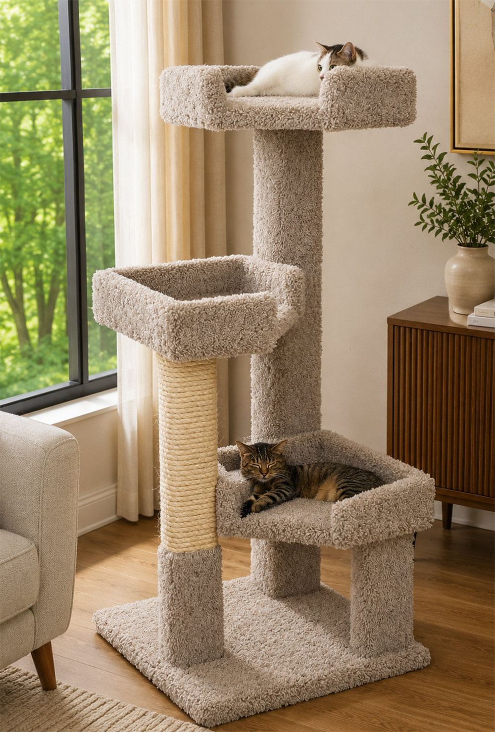 New Cat Condos Cat Tree & Reviews | Wayfair