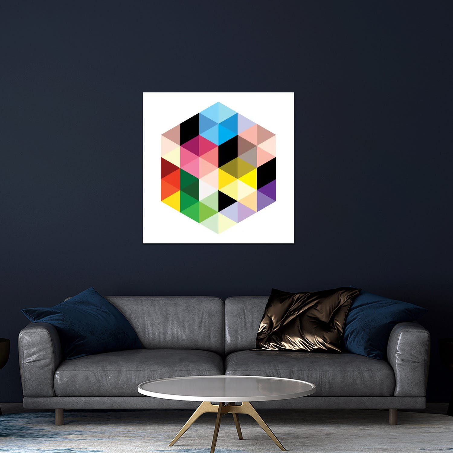 Ivy Bronx Modern Art- Cuboids Lll Print On Acrylic Glass | Wayfair