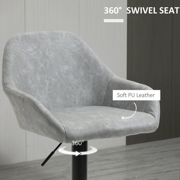 Wade Logan® Baeden Swivel Adjustable Height Stool | Wayfair