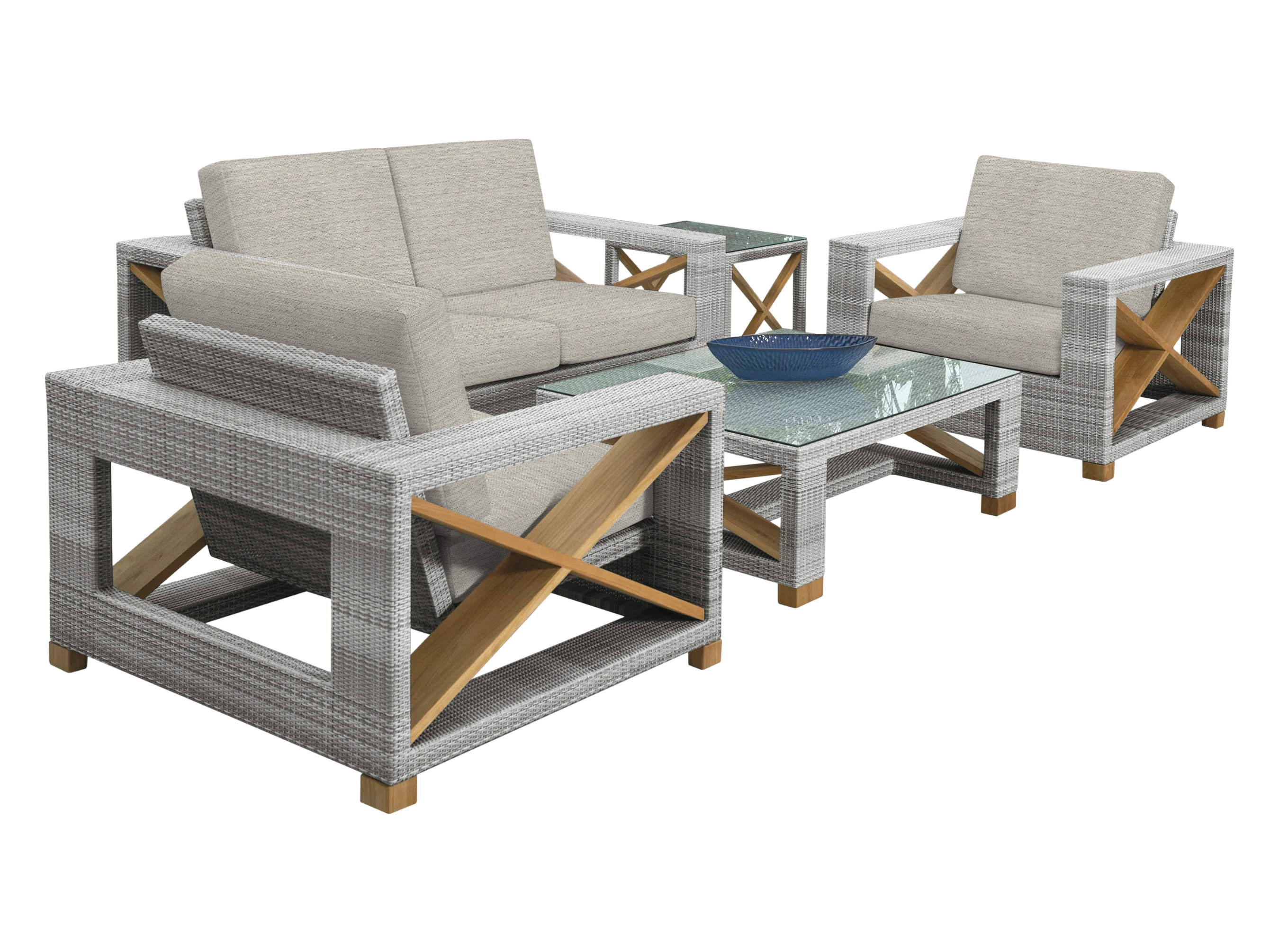 Kingsley Bate Jupiter Outdoor 4 - Piece Conversation Set - Great Gifts Club