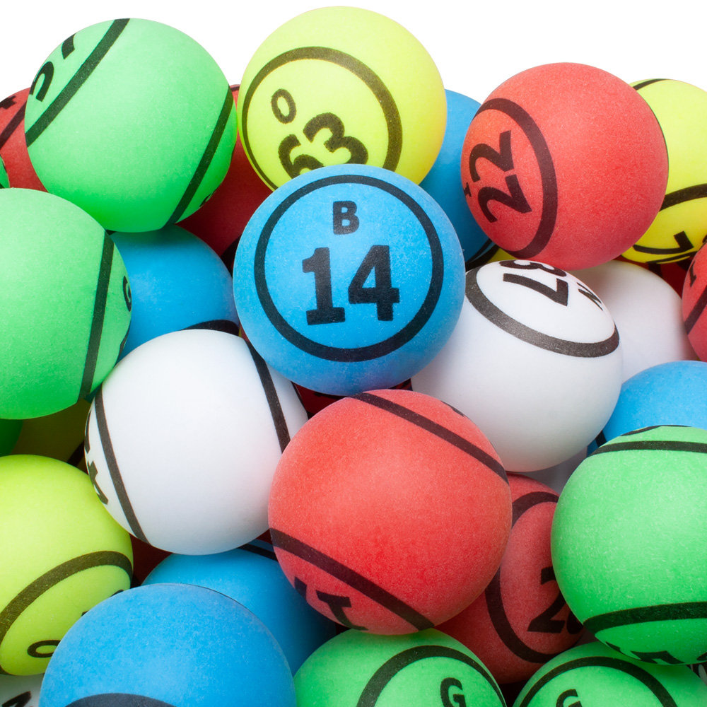 GSE Games & Sports Expert 1.5" Ping Pong Size Replacement Bingo Balls ...