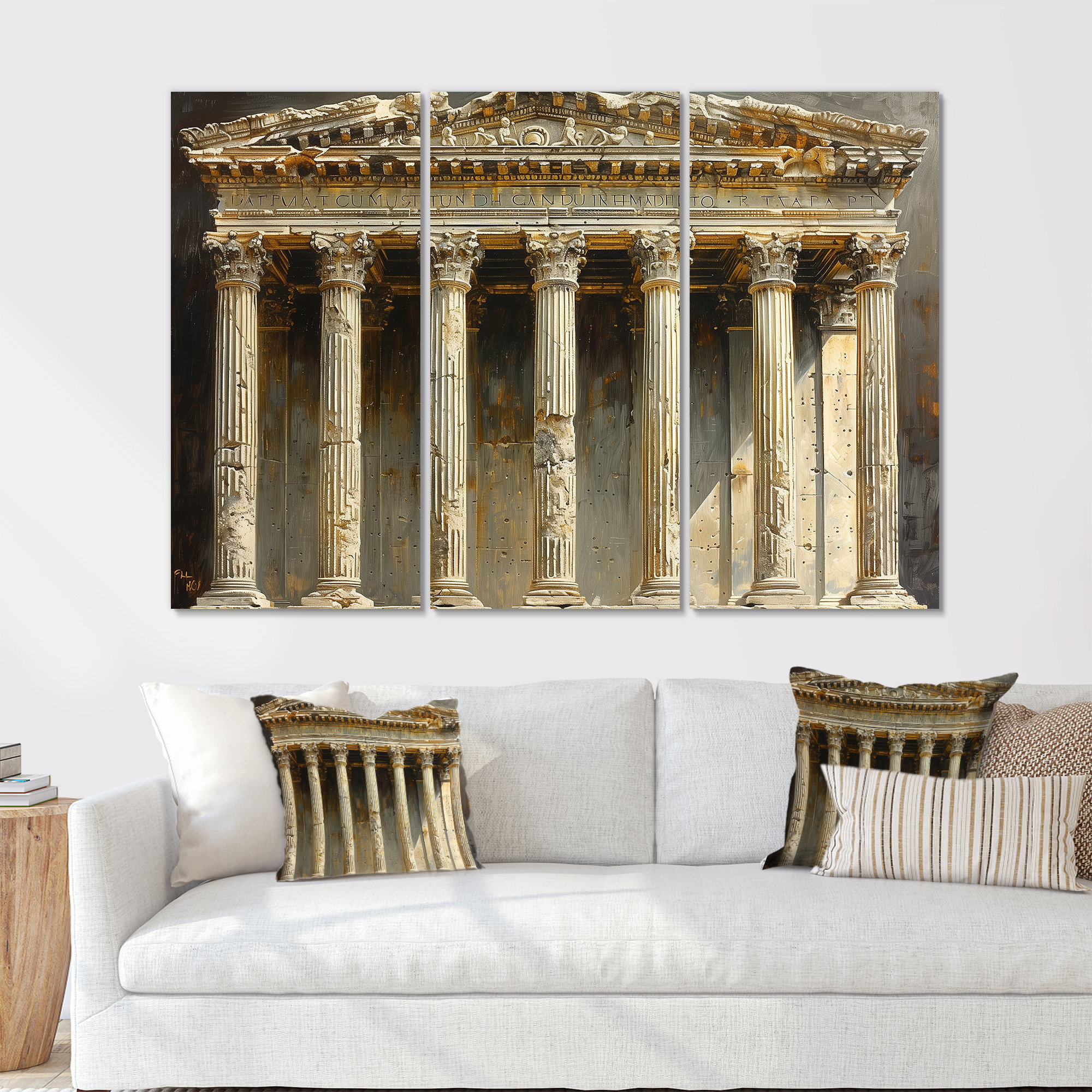 Darby Home Co Beige Roman Architectural Gem Monument Photo - Monuments ...
