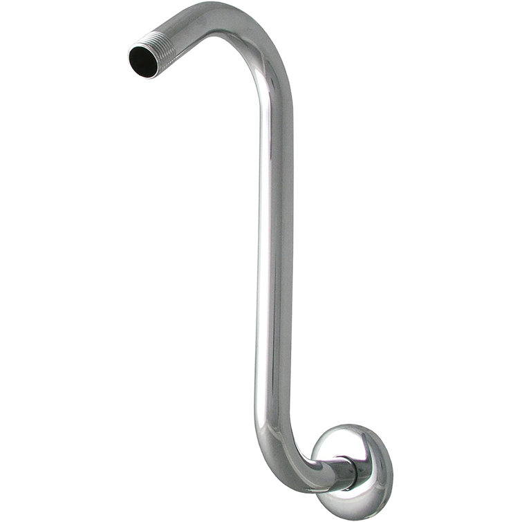 Plumb USA S-Style Shower Arms High Rise Shower Arm with Flanges ...