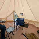 VEVOR Canvas Bell Tent 4-Season Camping Yurt Tent with Stove Jack ...