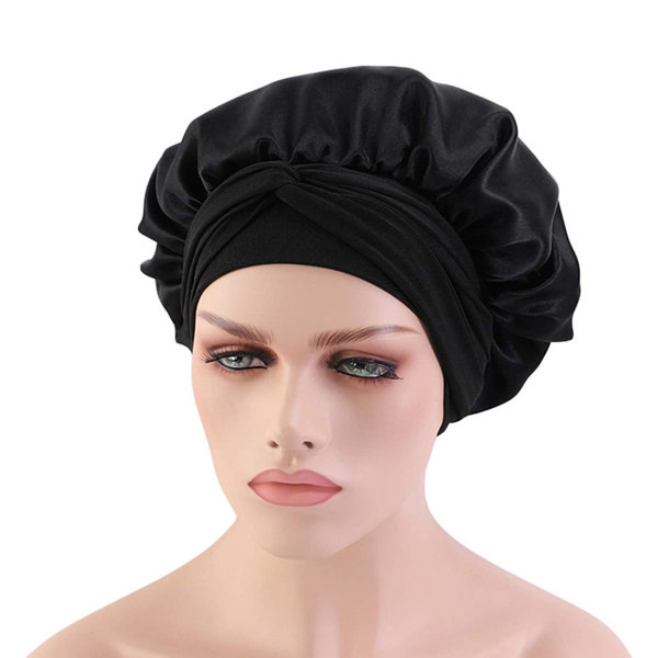 Symple Stuff Dacheng Satin Bonnet | Wayfair