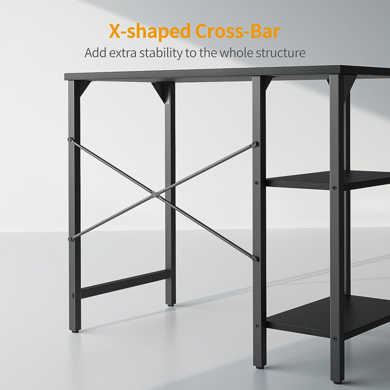 Inbox Zero Wydmire Desk & Reviews | Wayfair