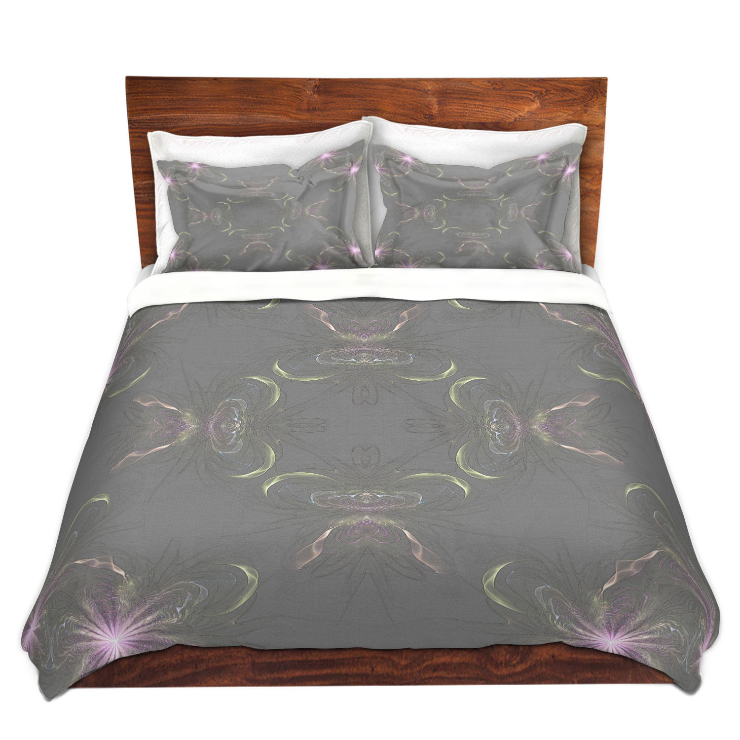DiaNoche Designs Lacey Flowers Duvet Cover Set - Wayfair Canada
