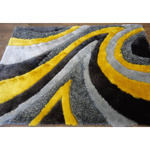 Ebern Designs Trego Hand-Tufted Gray Area Rug & Reviews | Wayfair