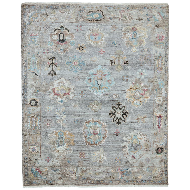 Madison Couture Rugs Francessca Hand Knotted Oriental Area Rug in Gray ...
