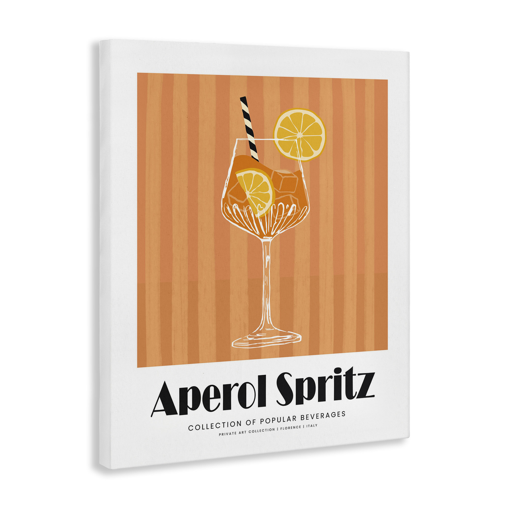 Lark Manor™ Classic Aperol Spritz Canvas Wall Art, design by Lettered ...