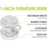 Slipstick Clear Stack-Its Furniture Risers & Reviews | Wayfair