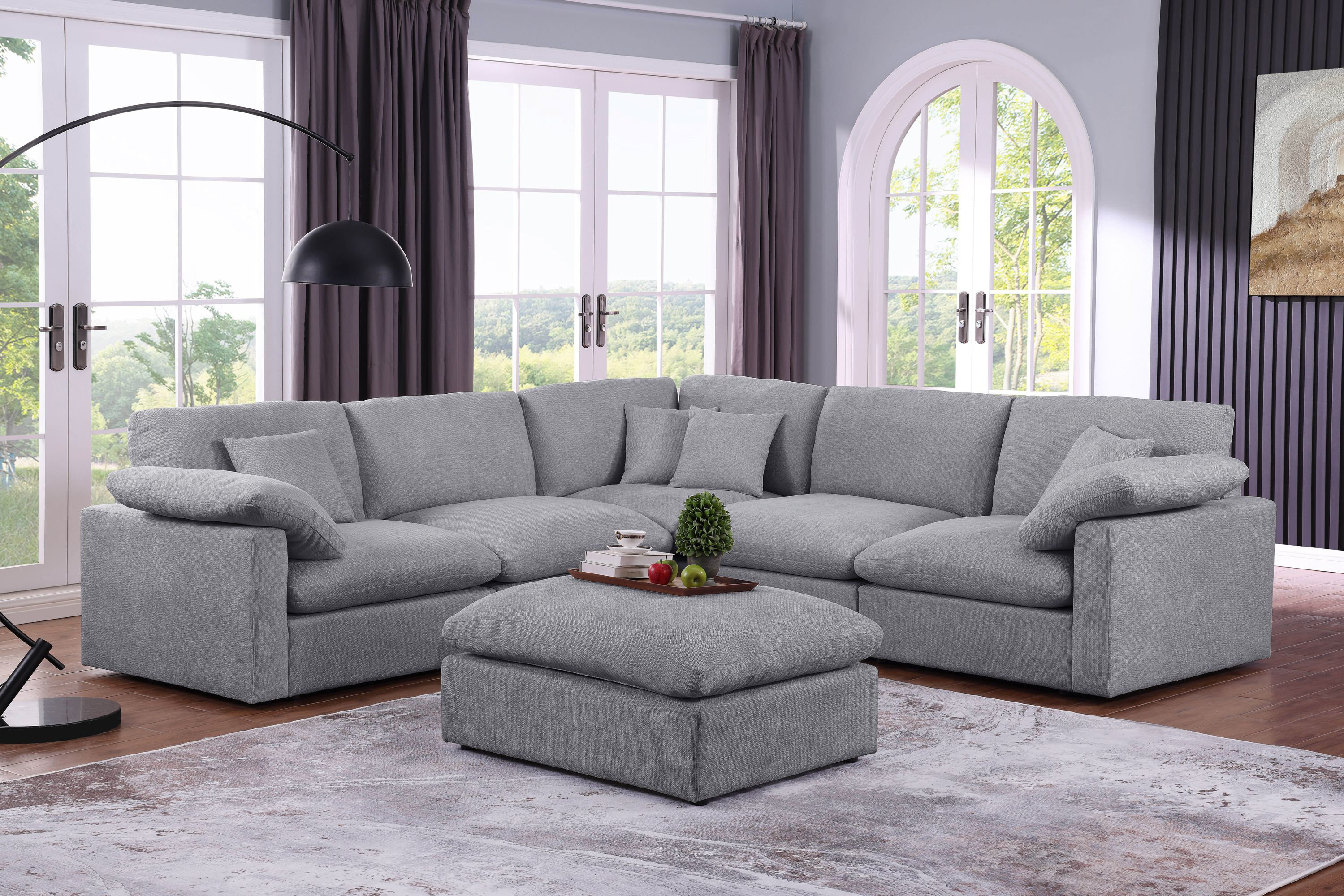 Latitude Run® Shariff 6 - Piece Modular Oversized Reversible Corner ...