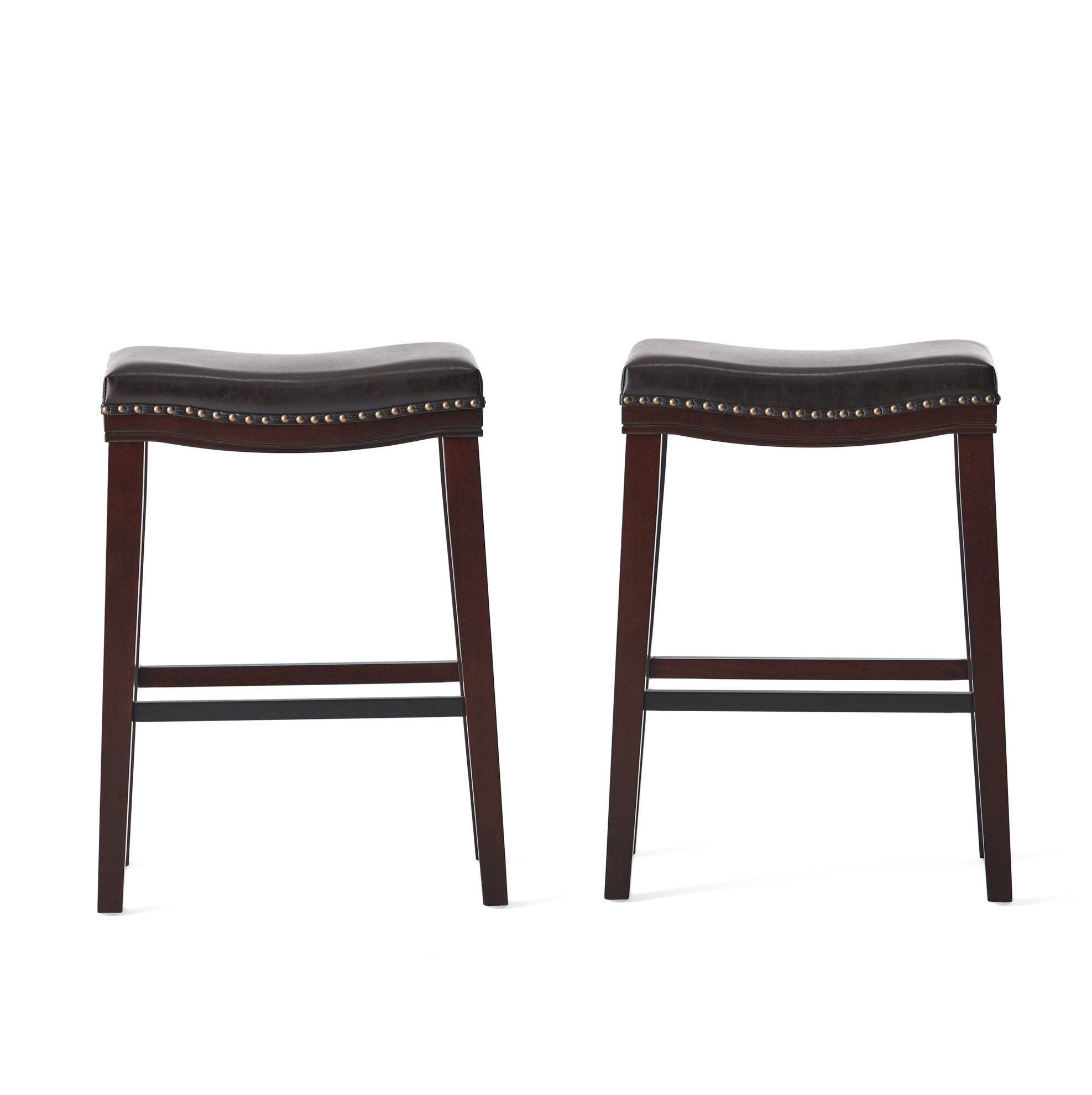 Red Barrel Studio SADDLE STOOL Create a timeless dining experience and ...