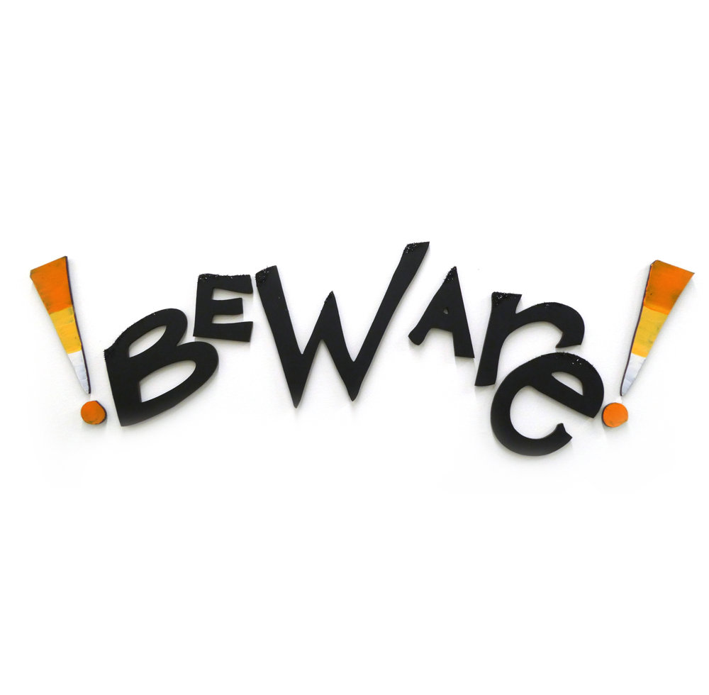Letter2Word Beware Sign | Wayfair
