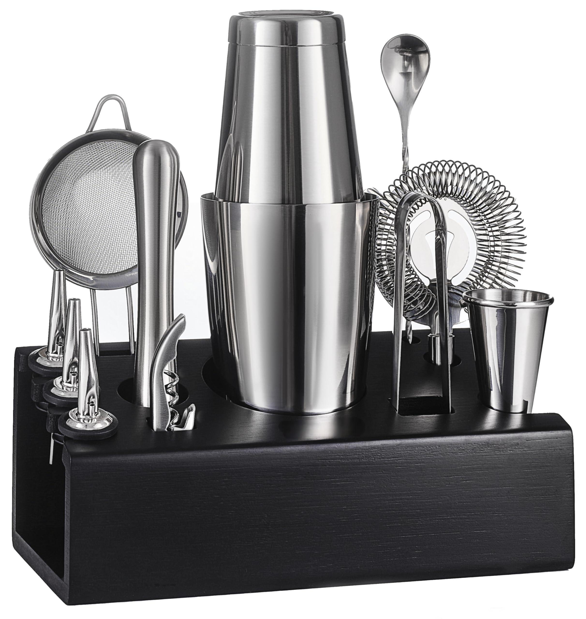 Latitude Run® Mixology Bartender Kit - 12-Pieces Cocktail Shaker Set ...