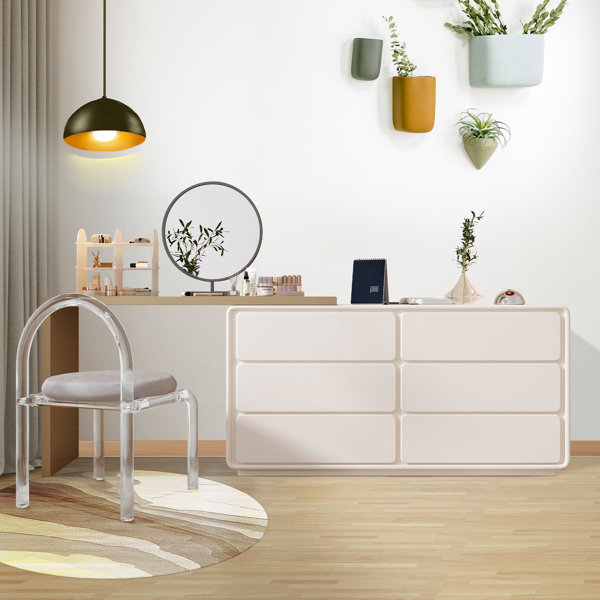 Hokku Designs Danzelle Extendable Versatile Modern Makeup Vanity Set ...