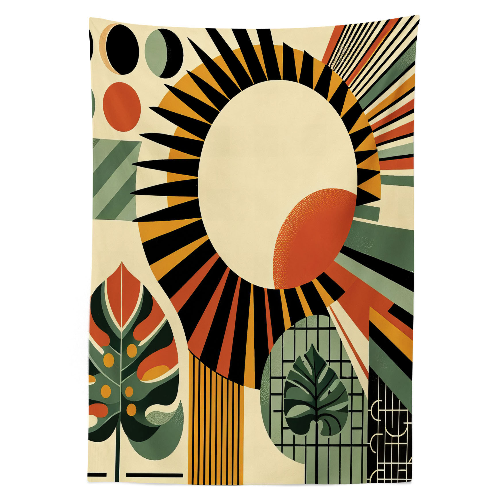 Latitude Run® Jayquon Rectangle Geometric Microfiber Tablecloth | Wayfair